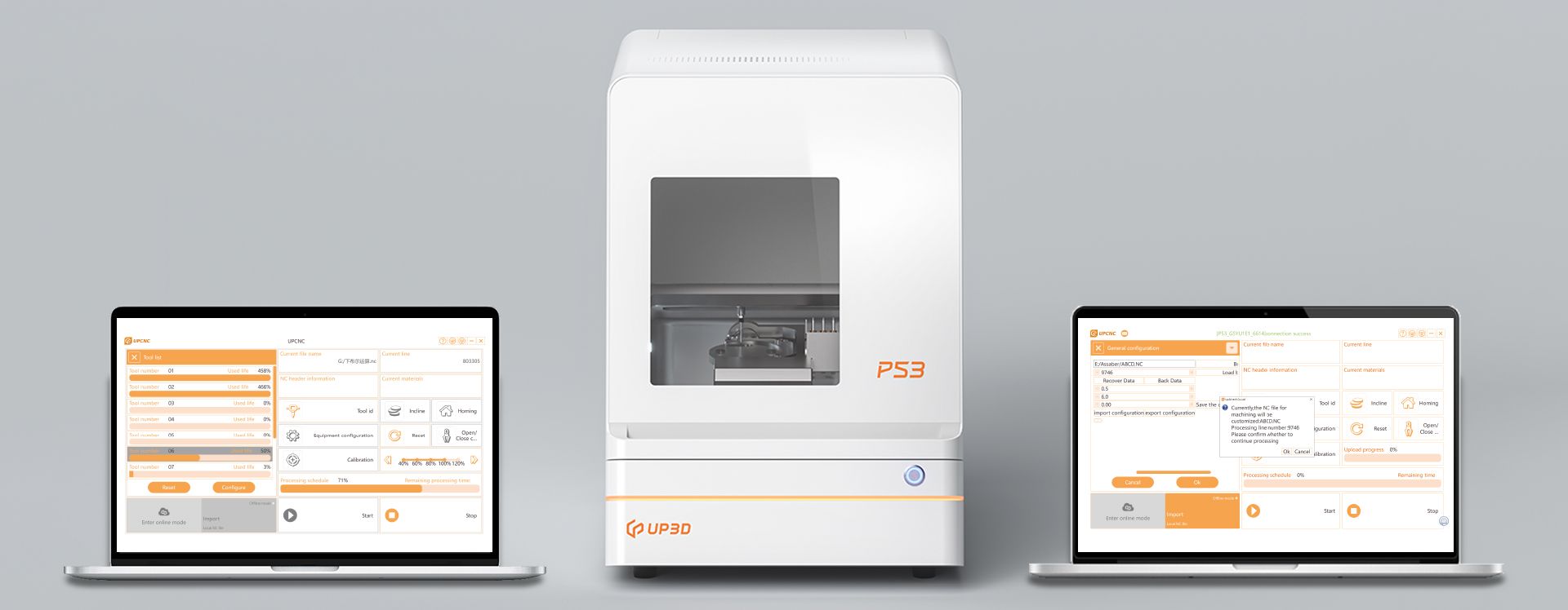 Fresadoras Up3d - En seco P53 - odontodigilab